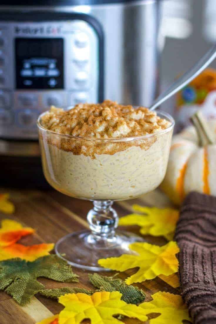 Instant Pot Pumpkin Rice Pudding | Tried, Tested, + True | 20 minutes!