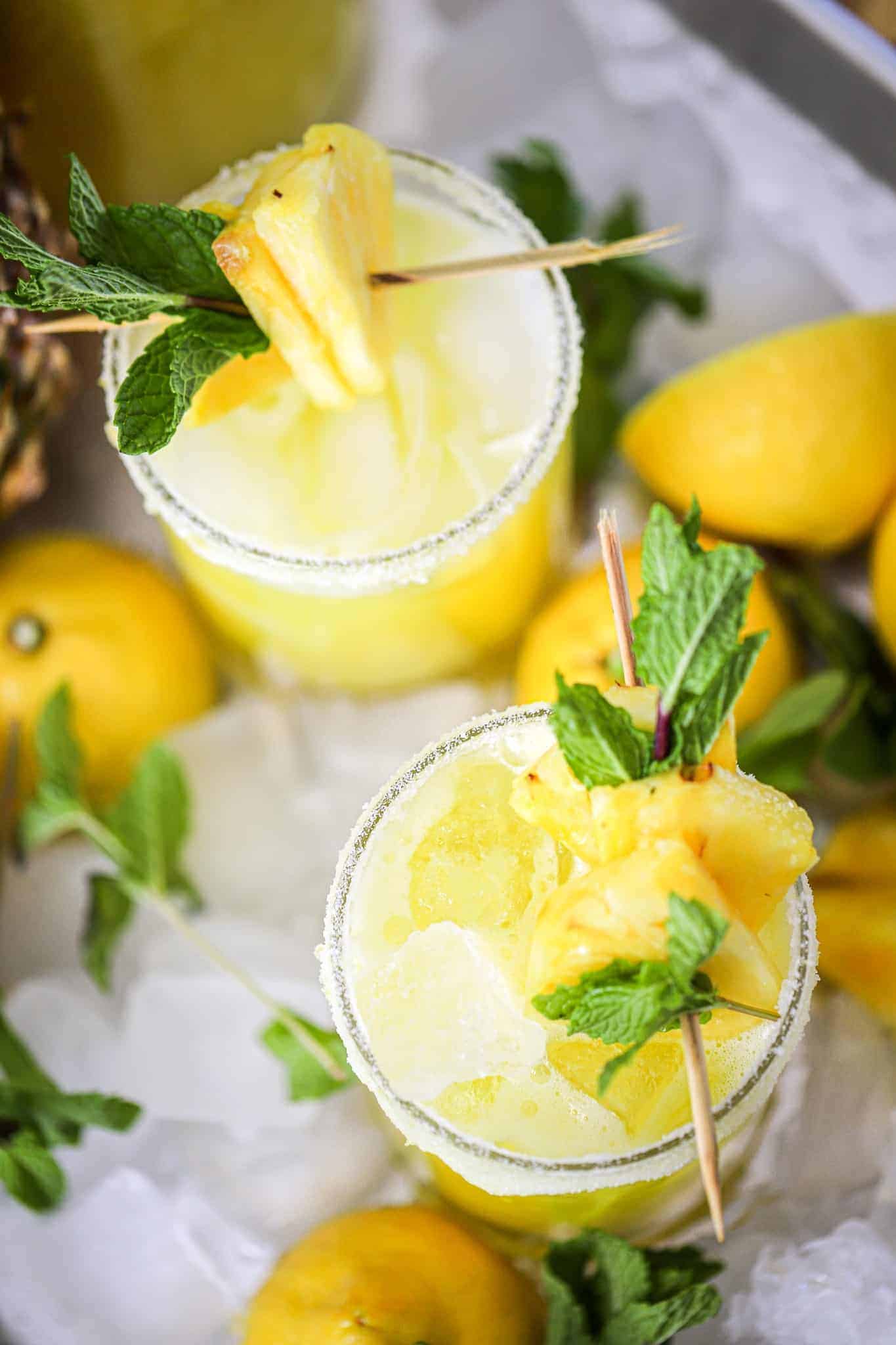 Fresh Pineapple Ginger Lemonade - Easy, Refreshing Drink for Summer