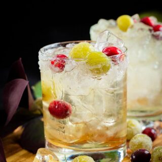 Sparkling White Grape Mocktail - Only 3 Ingredients