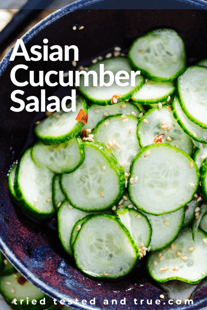 Sunomono Japanese Cucumber Salad - Tried Tested and True