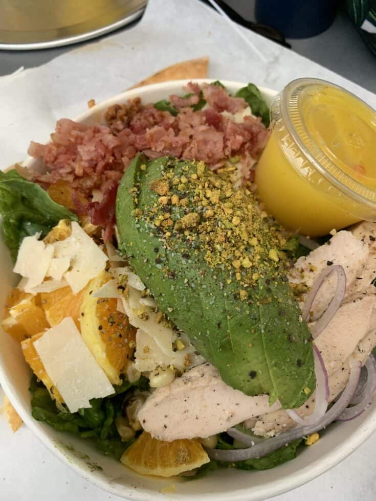 Pizzeria Limone Catana Salad with Sugar-Free Orange Vinaigrette