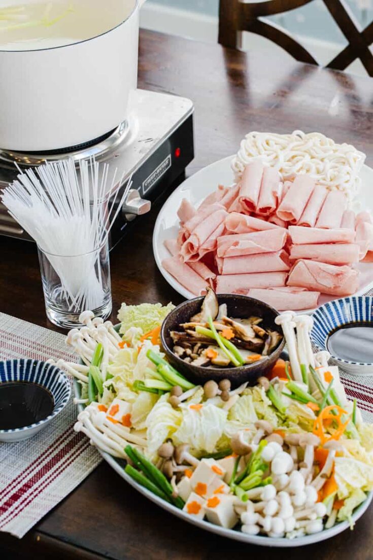 Shabu Shabu Recipe in the Instant Pot or Pot/Burner + VIDEO