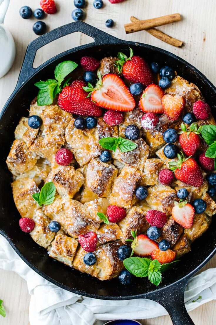 Bread Pudding with Apple Butter Rum Sauce - Tried Tested and True